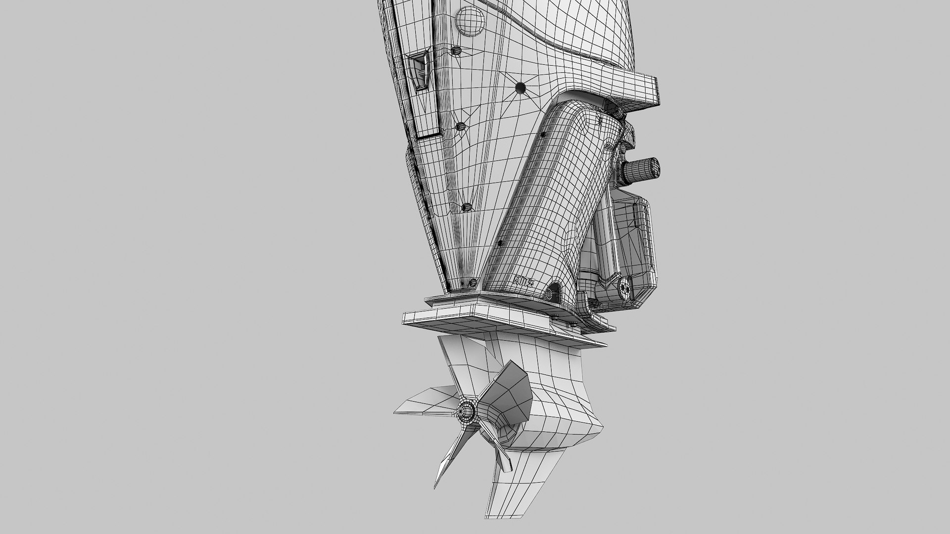 3D Mercury Racing 450r Boat Engine Model - TurboSquid 1621588