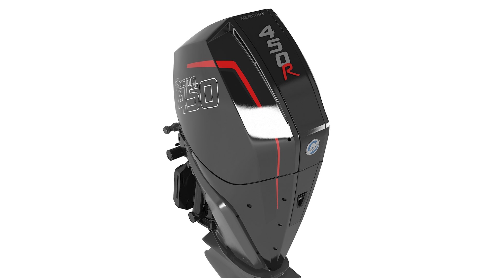 3D Mercury Racing 450r Boat Engine Model - TurboSquid 1621588