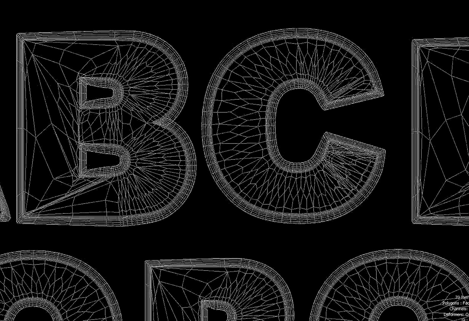 Alphabet - Letters Number 3D Model - TurboSquid 1540136