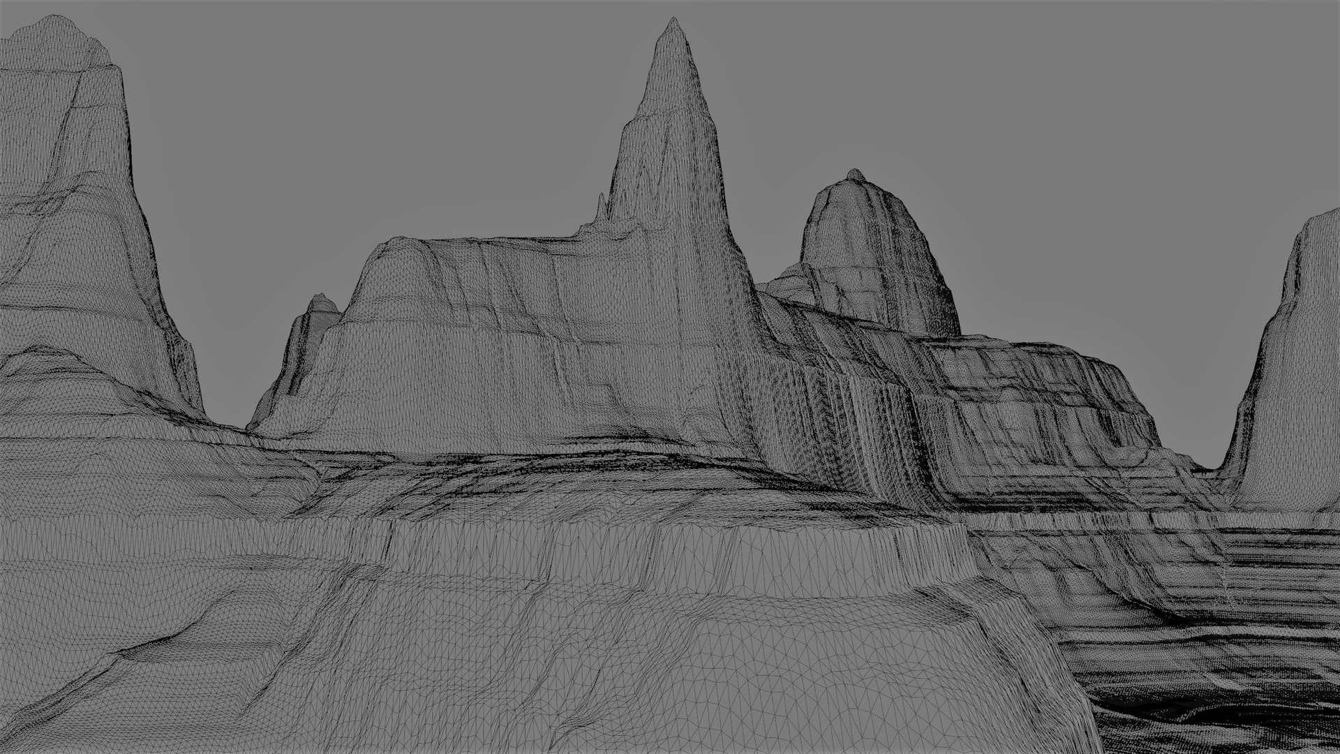 8K Detailed Cliff Landscape 4 3D Model - TurboSquid 1820536