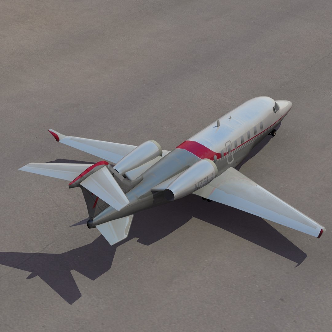 3d Private Jet Model
