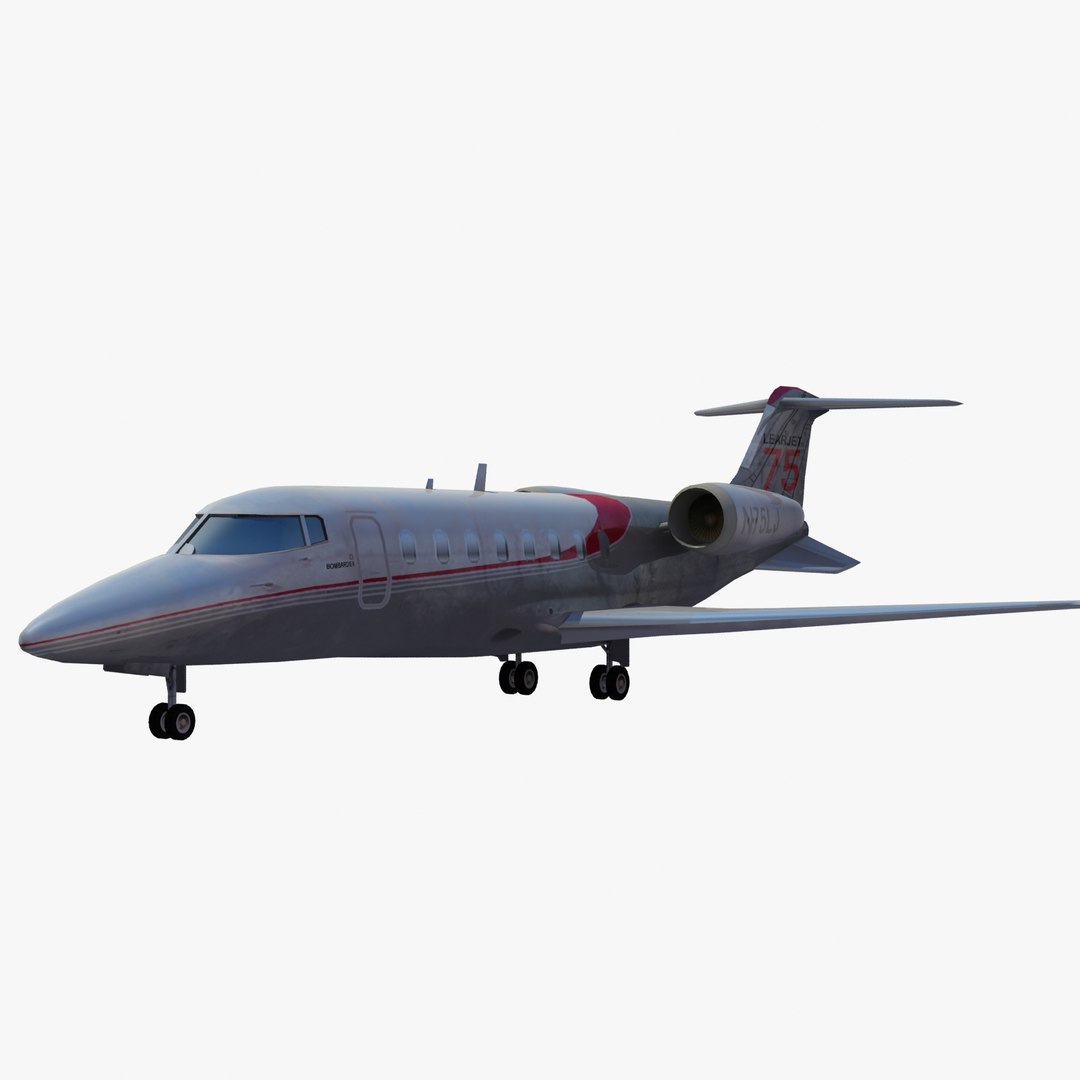 3d Private Jet Model