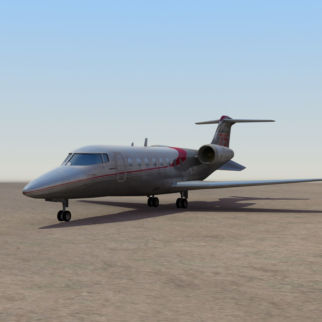 3d Private Jet Model