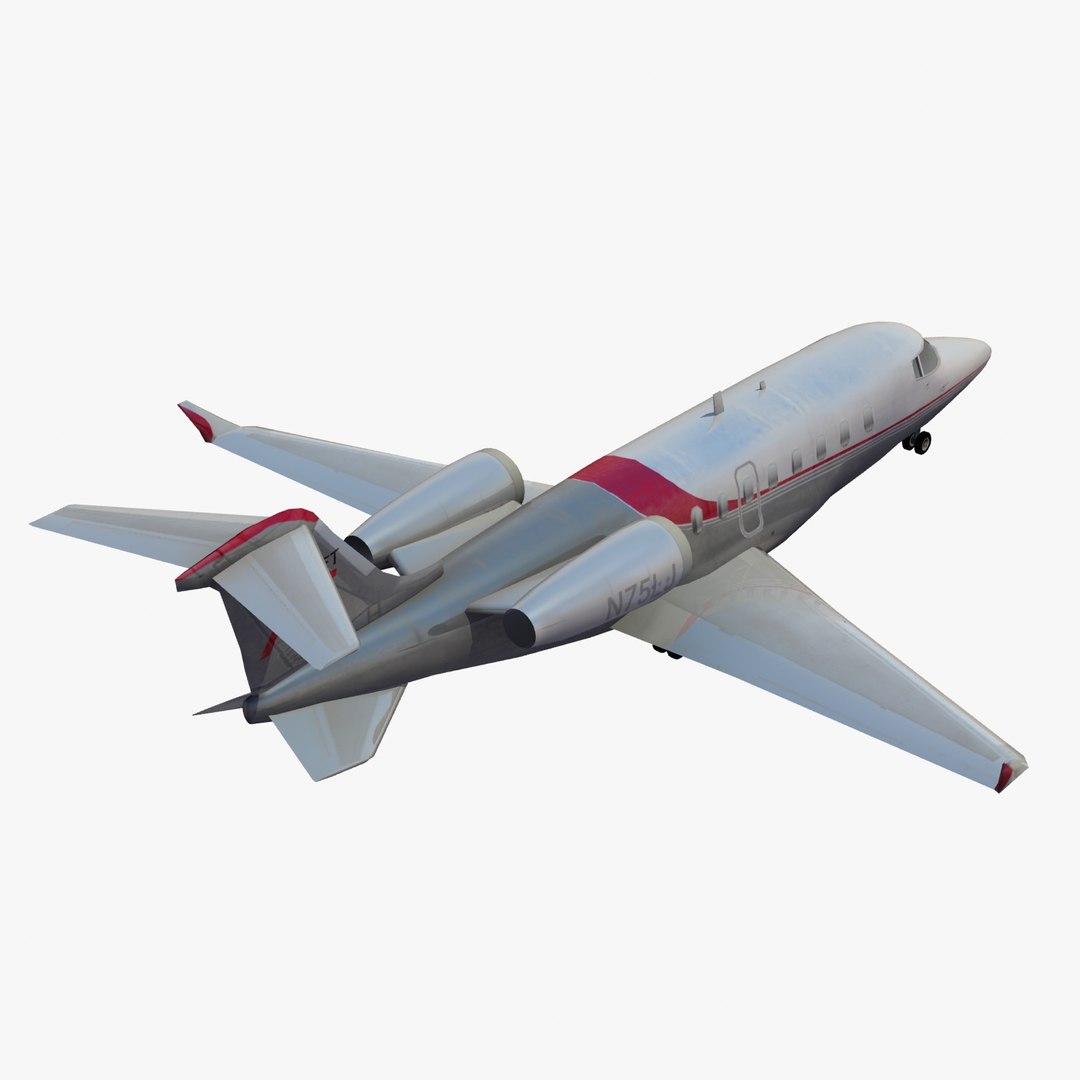 3d Private Jet Model