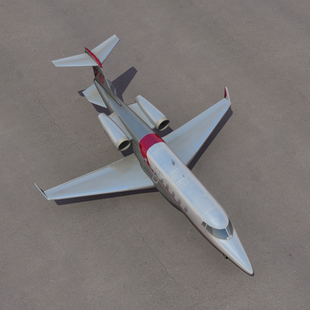 3d Private Jet Model