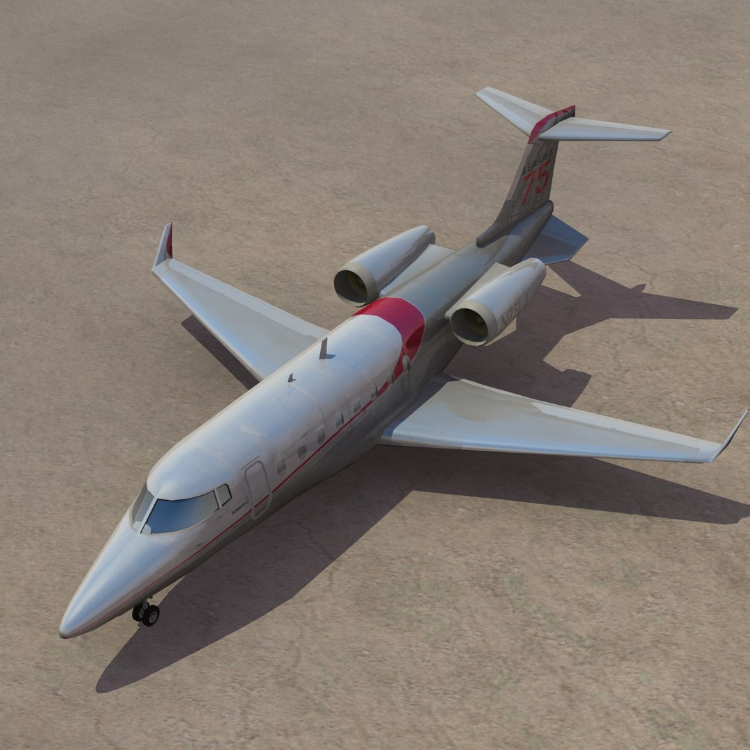 3d Private Jet Model