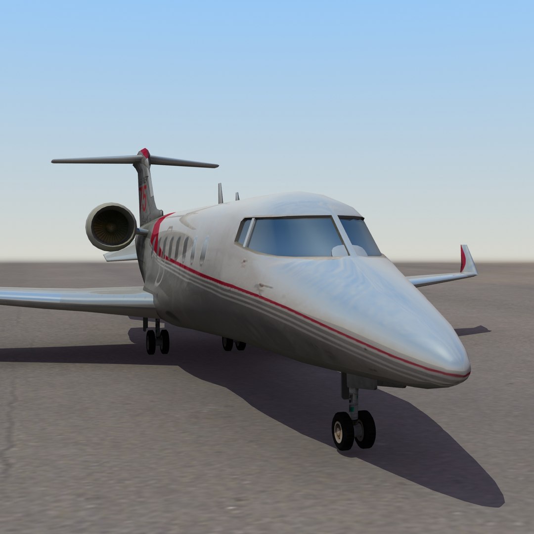 3d Private Jet Model