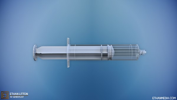 30ml syringe 3d model