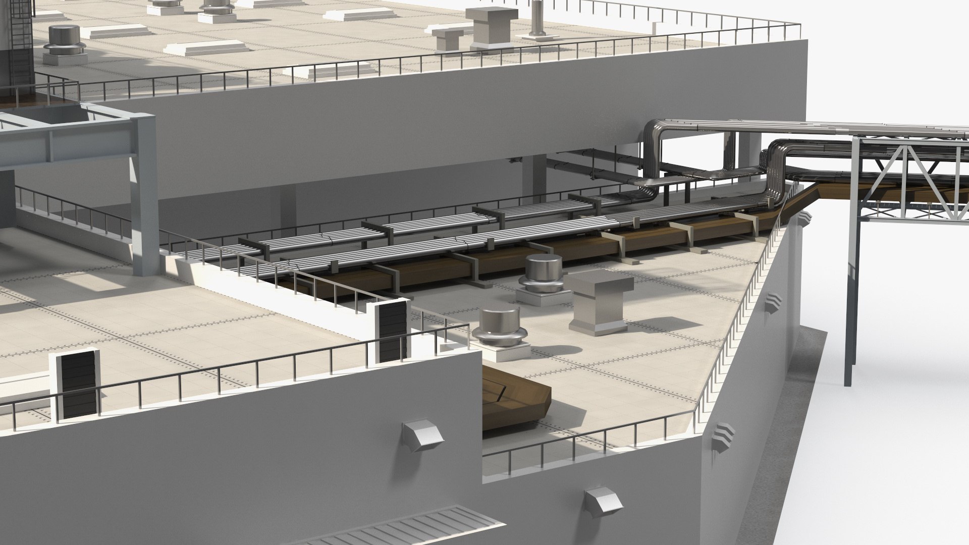 3D Factory Building model - TurboSquid 1748228