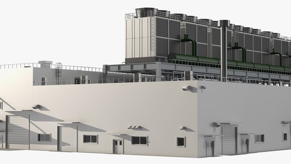 3D Factory Building model - TurboSquid 1748228