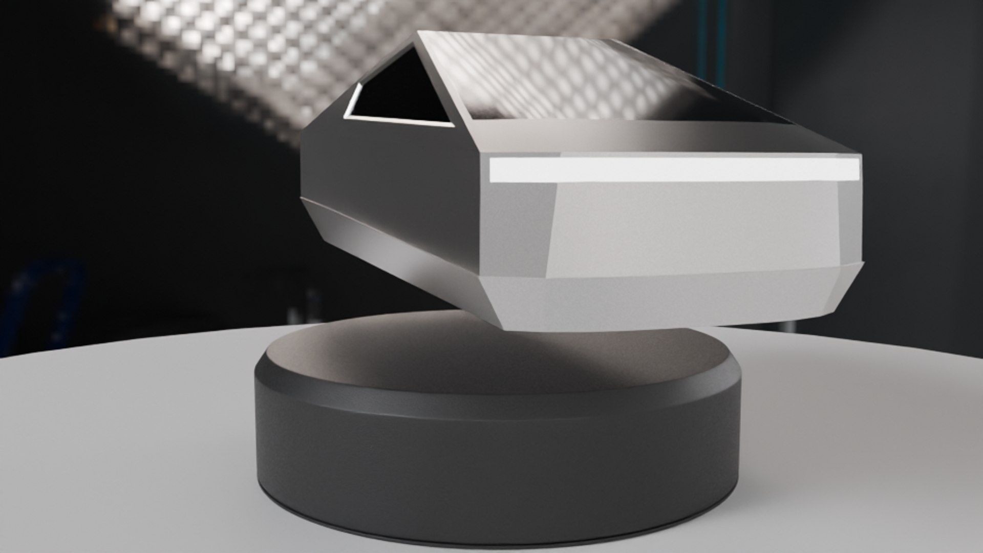 3D Model Levitating Cybertruck Desk Miniature - TurboSquid 2332862