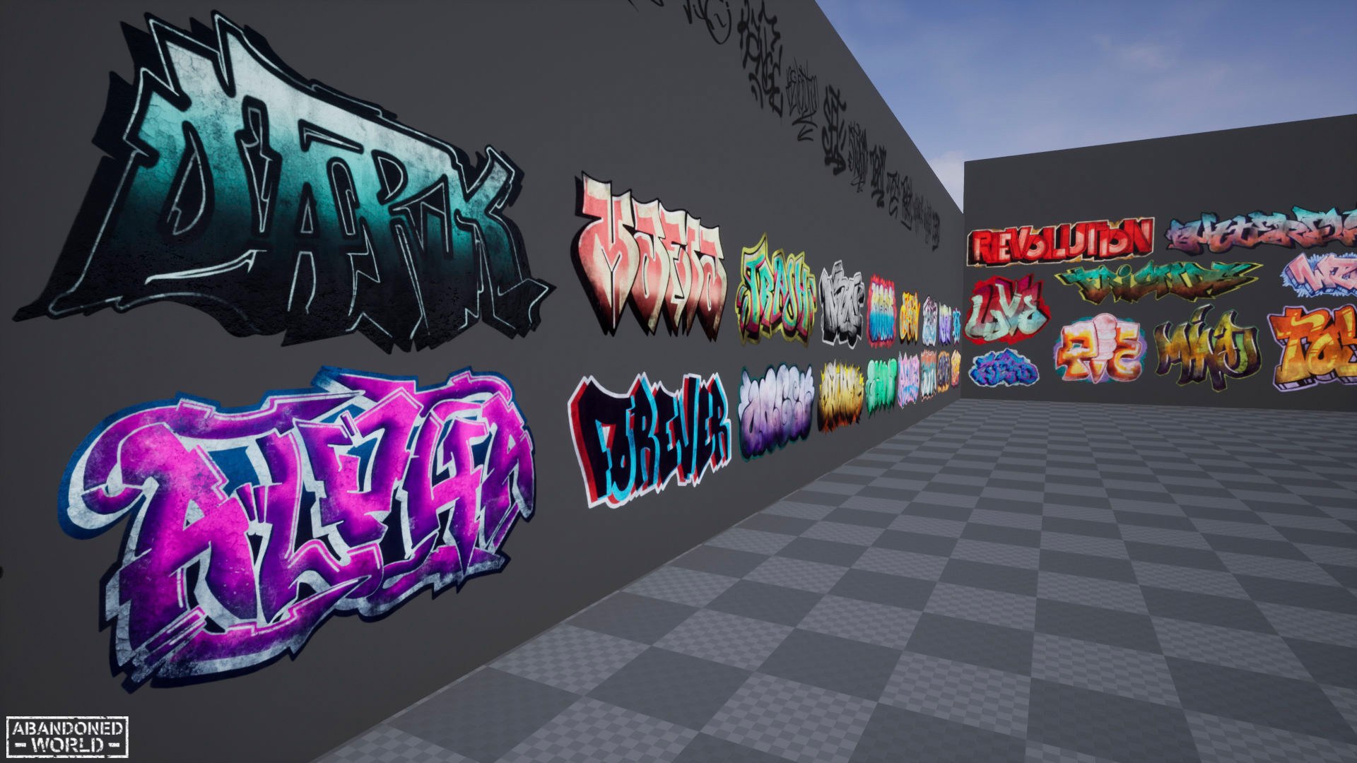 Graffiti Pack Decals III For UE4 And Unity 3D Model - TurboSquid 1861445