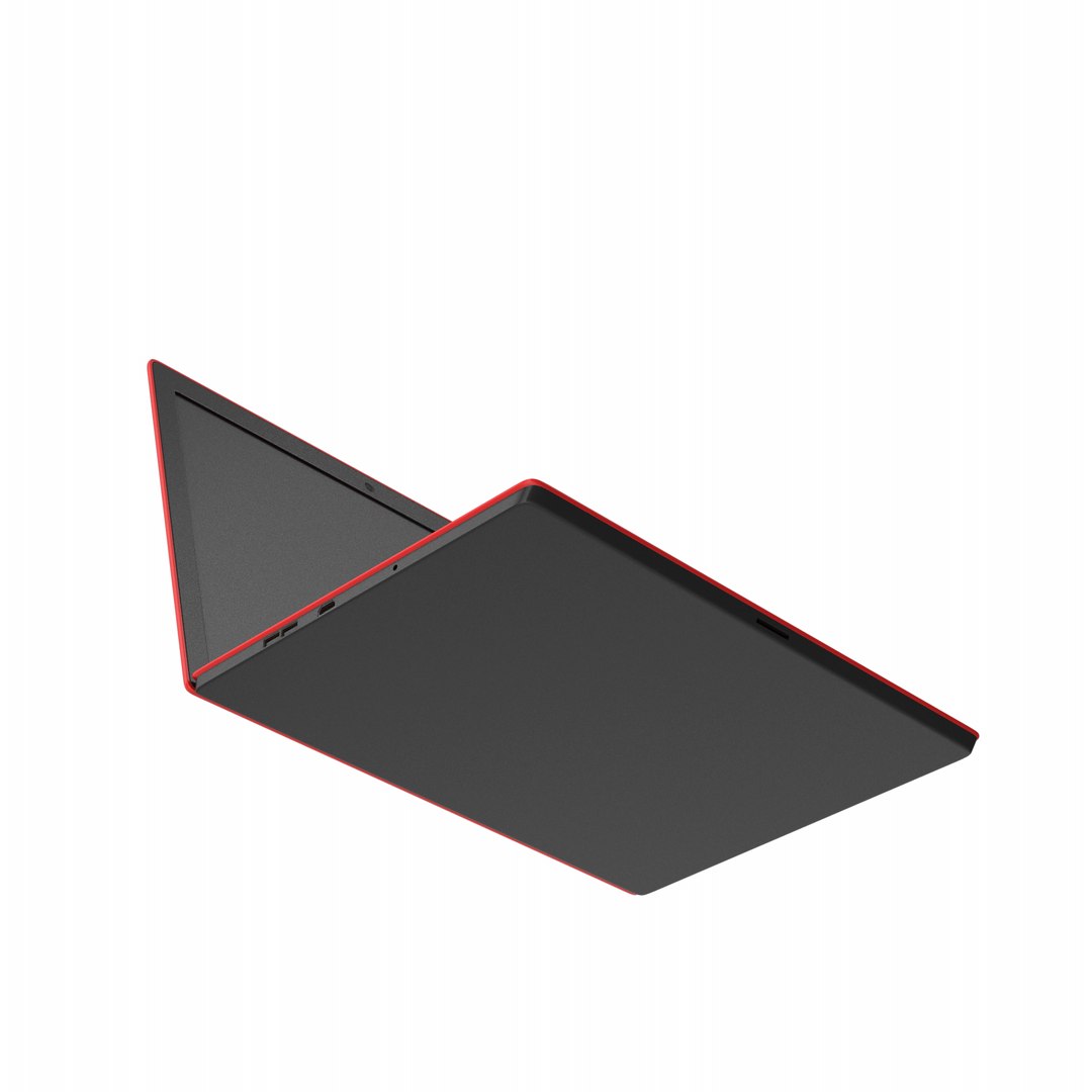 3D Red Laptop model - TurboSquid 2091906