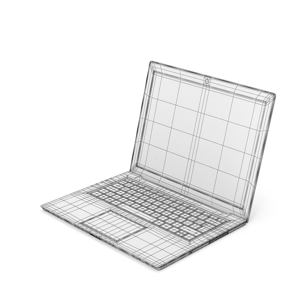 3D Red Laptop model - TurboSquid 2091906