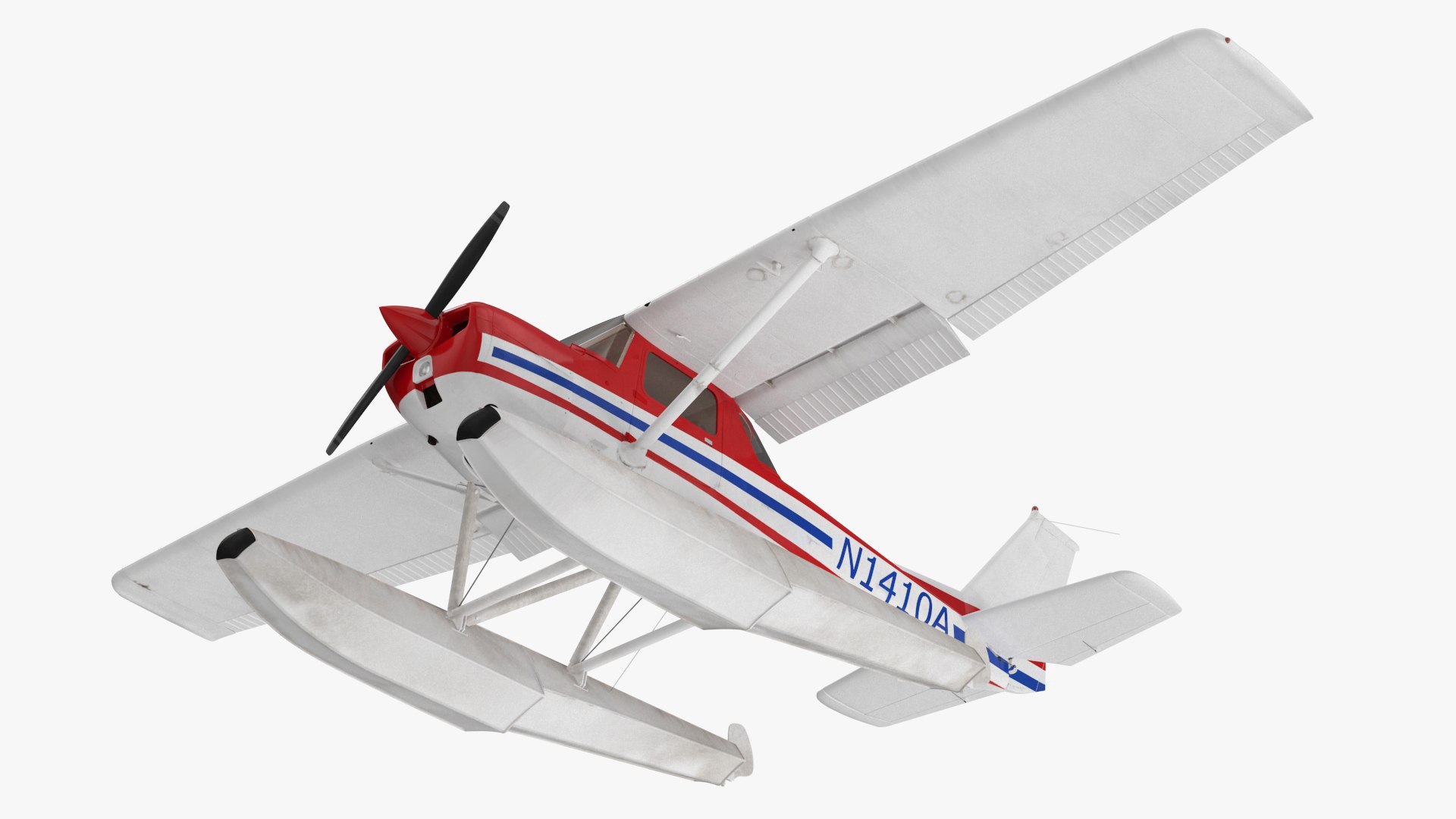Light Propeller Seaplane Cessna 150 3D Model - TurboSquid 2246008