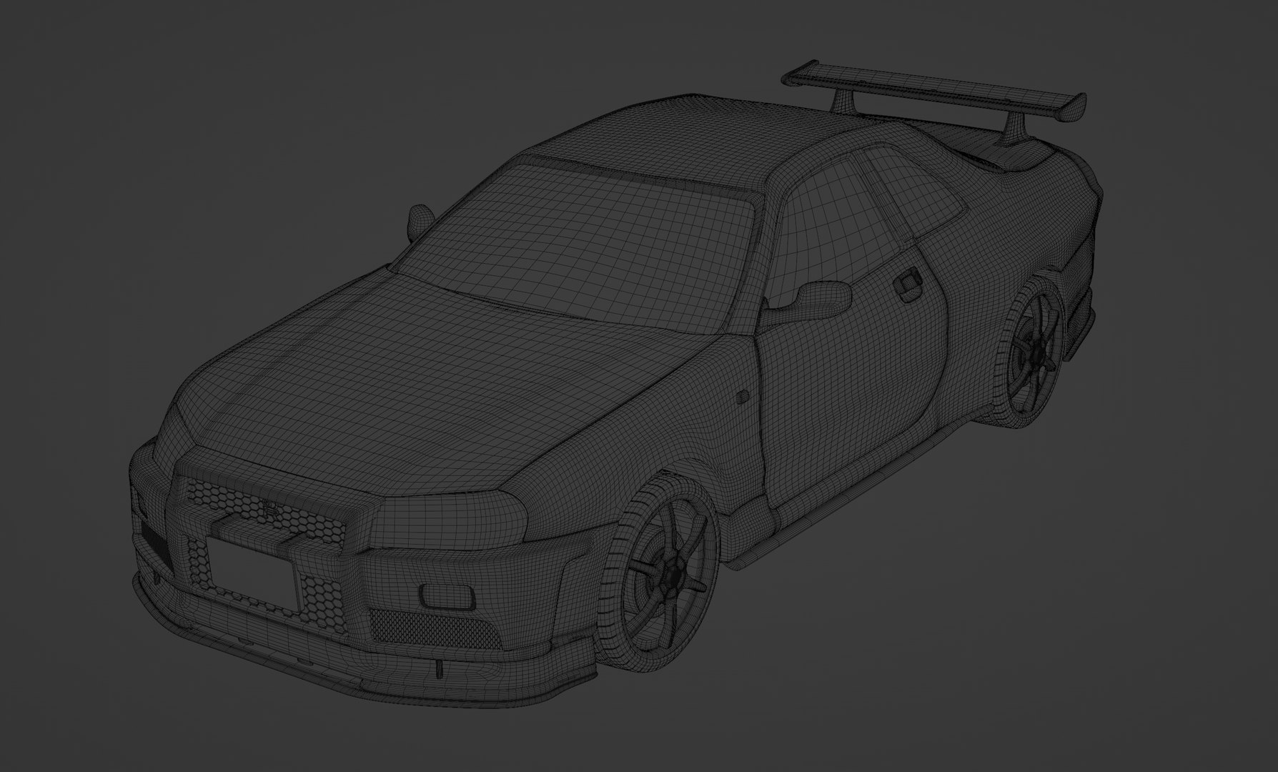 Nissan Skyline R34 GTR 3D - TurboSquid 1946948