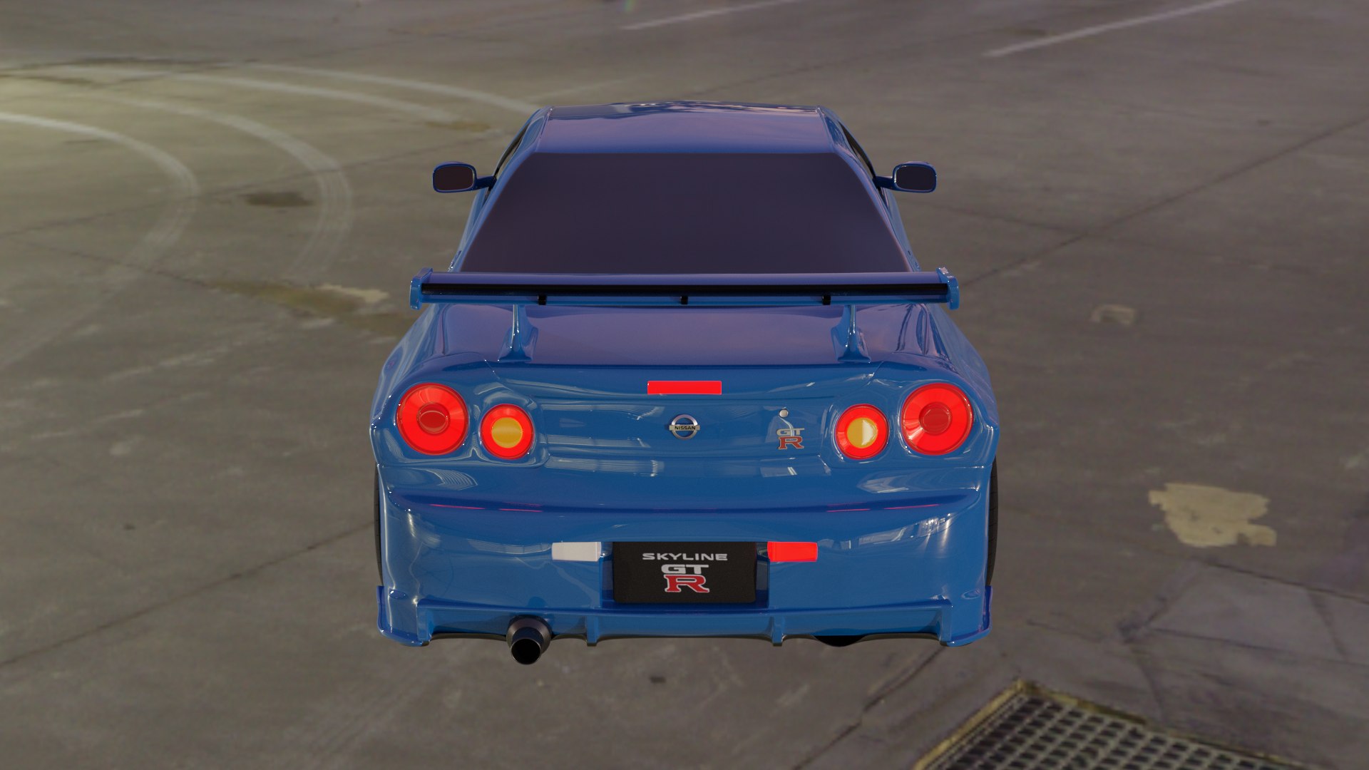 Nissan Skyline R34 GTR 3D - TurboSquid 1946948