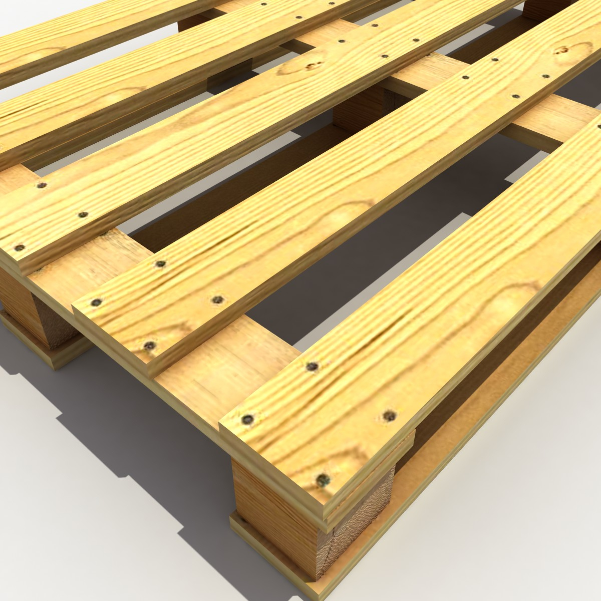 3d wood pallet model