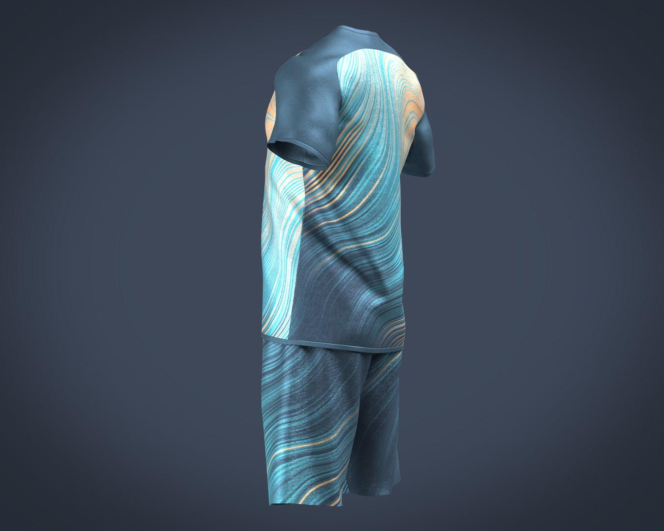 3D Sports Jersey With Short Pant Model - TurboSquid 2048119