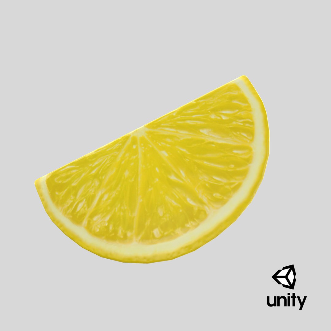 3D Small Lemon Slice - TurboSquid 2002731