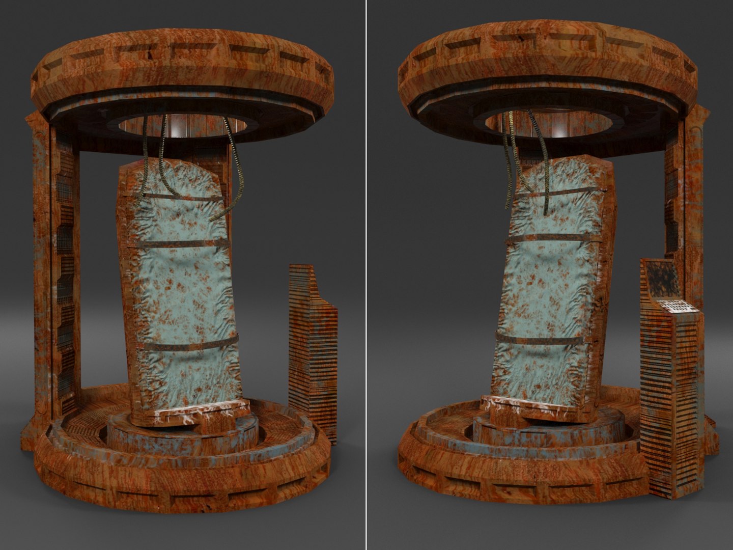 Obj Horror Lab Room Creature