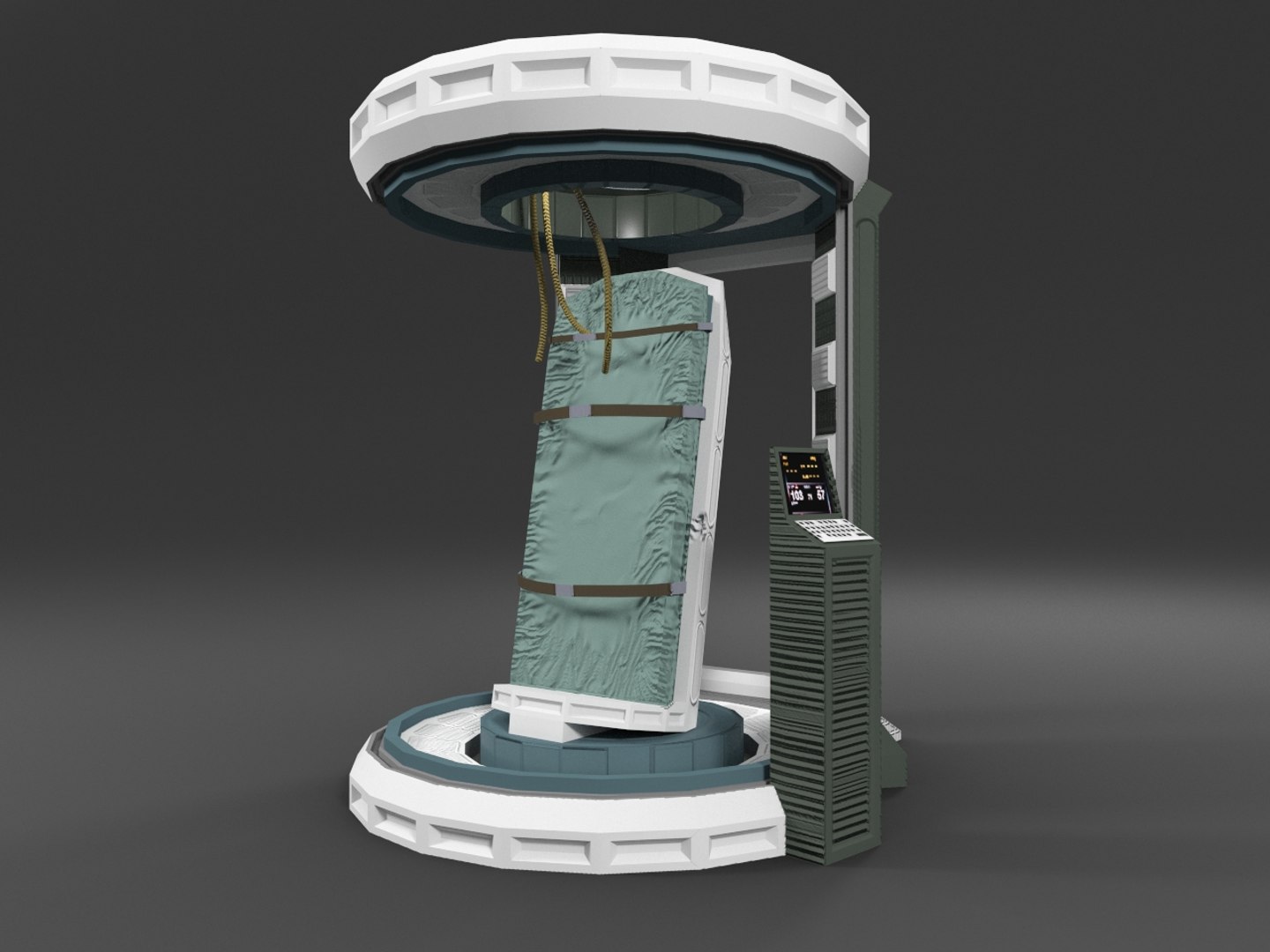 Obj Horror Lab Room Creature