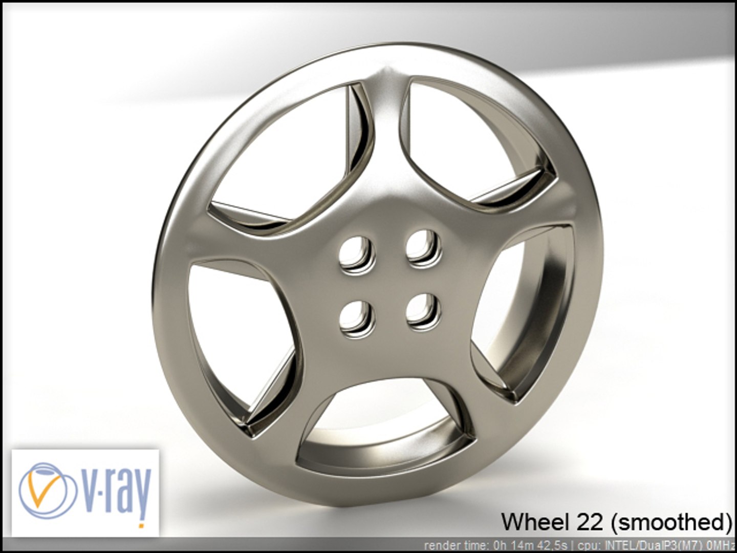 Wheel 22 3d Model