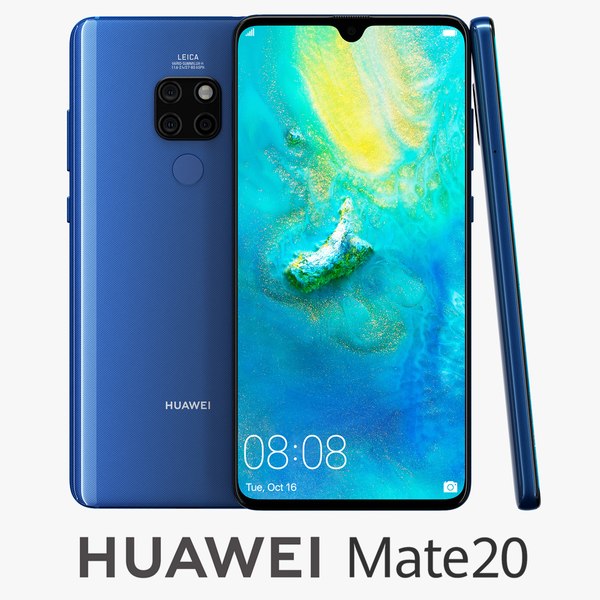 Huawei Mate 20 3D Models for Download | TurboSquid