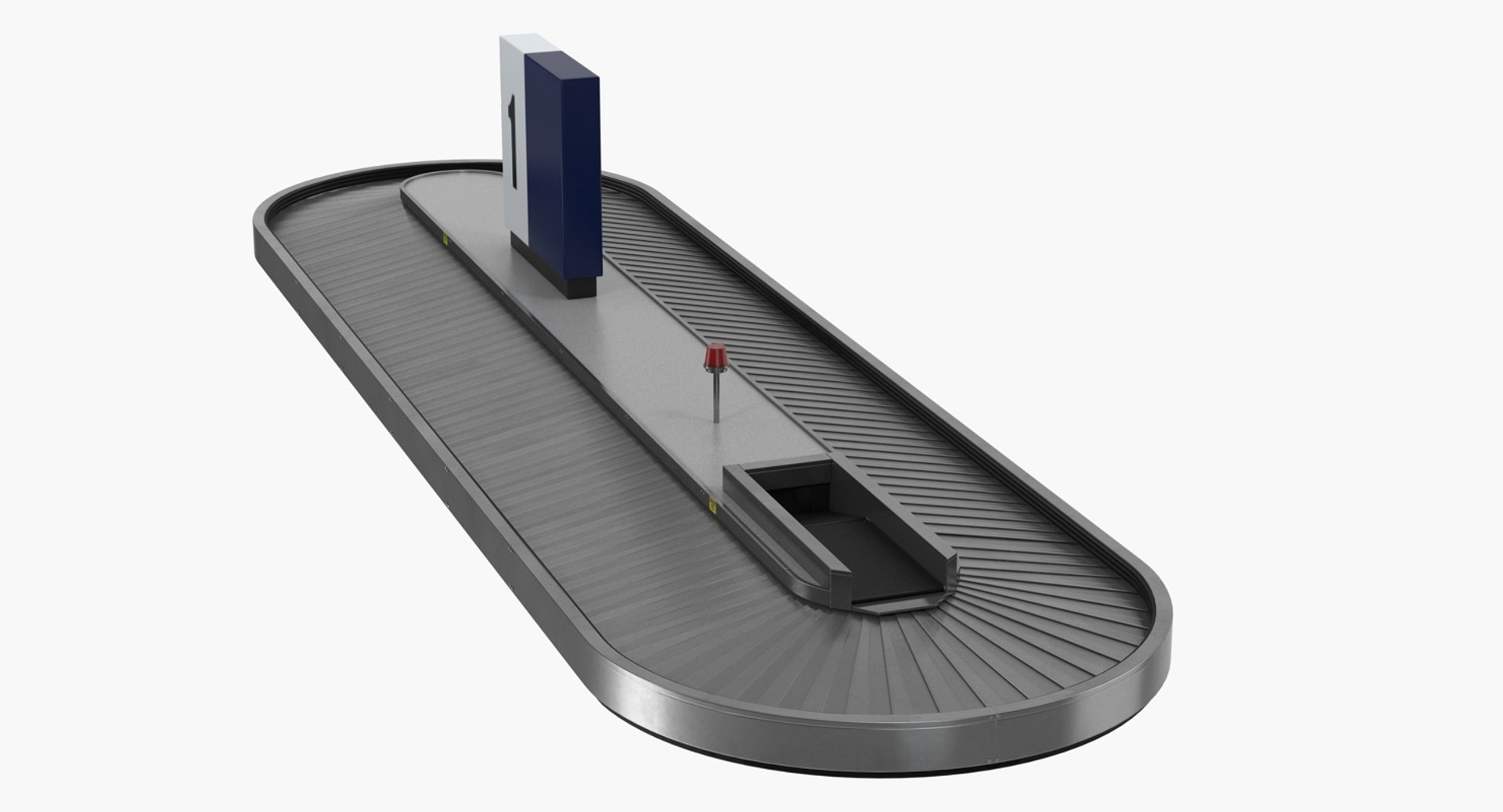 3D Baggage Carousel Model - TurboSquid 1275775