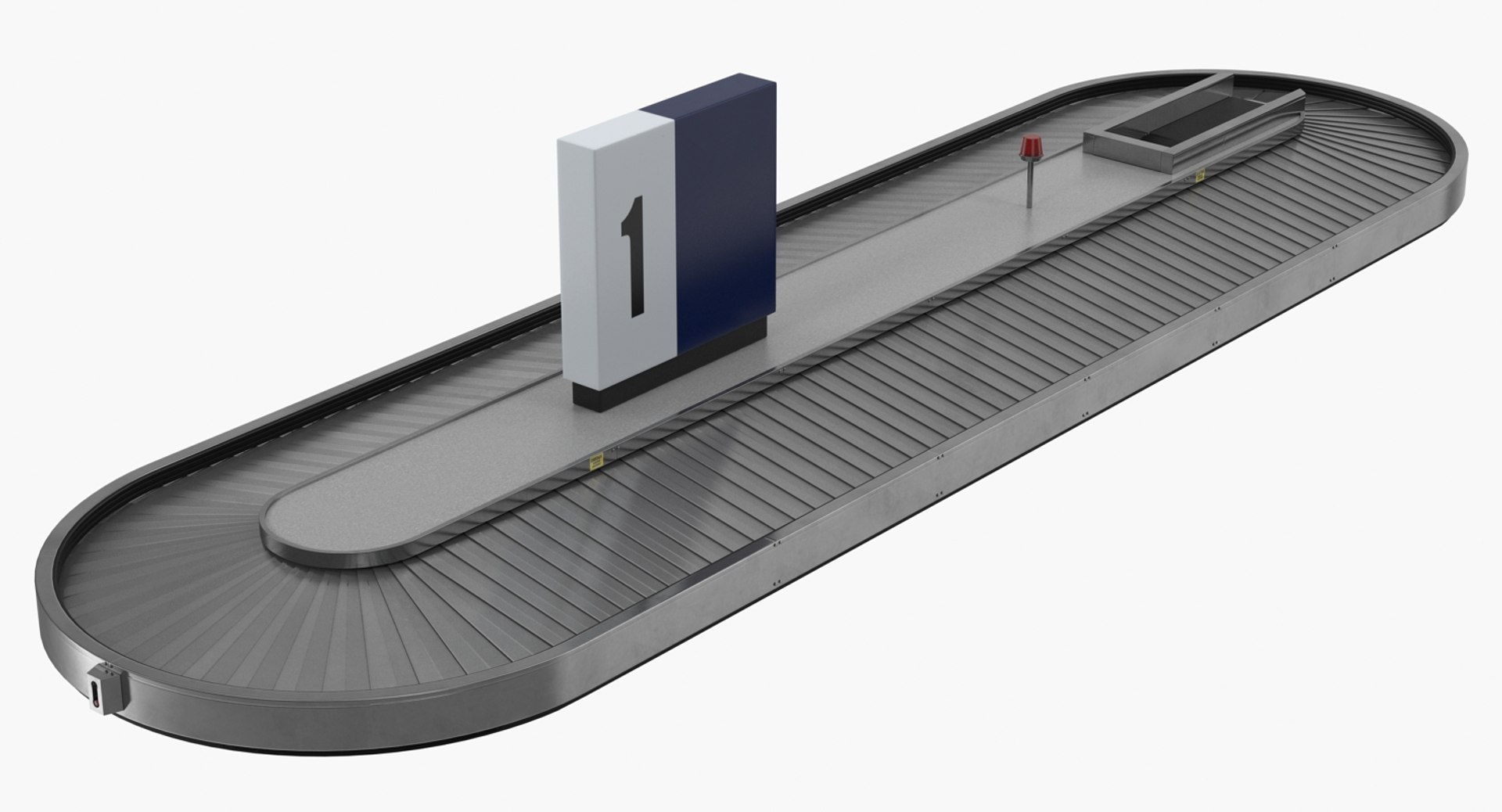 3D Baggage Carousel Model - TurboSquid 1275775