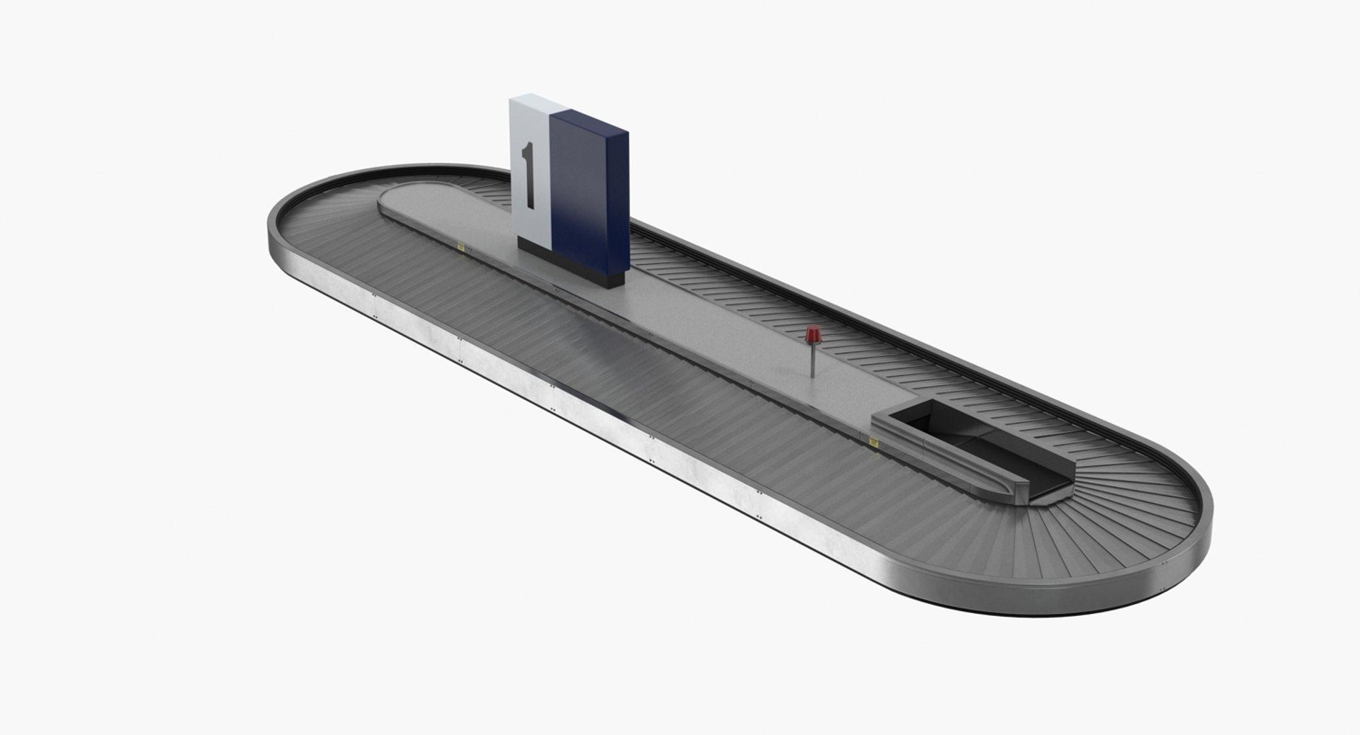 3D Baggage Carousel Model - TurboSquid 1275775