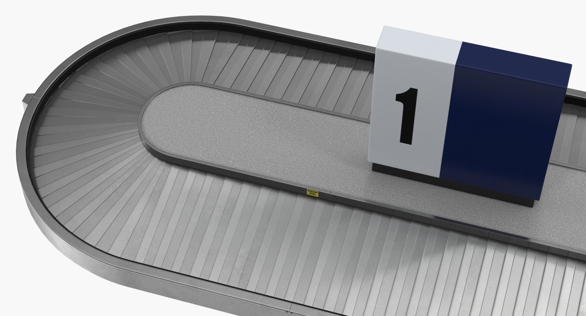 3D Baggage Carousel Model - TurboSquid 1275775