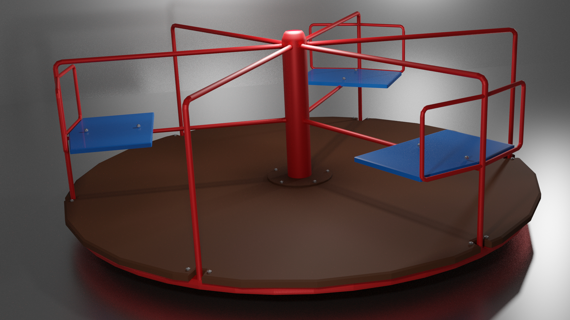 3D Playground Carousel model - TurboSquid 1758321