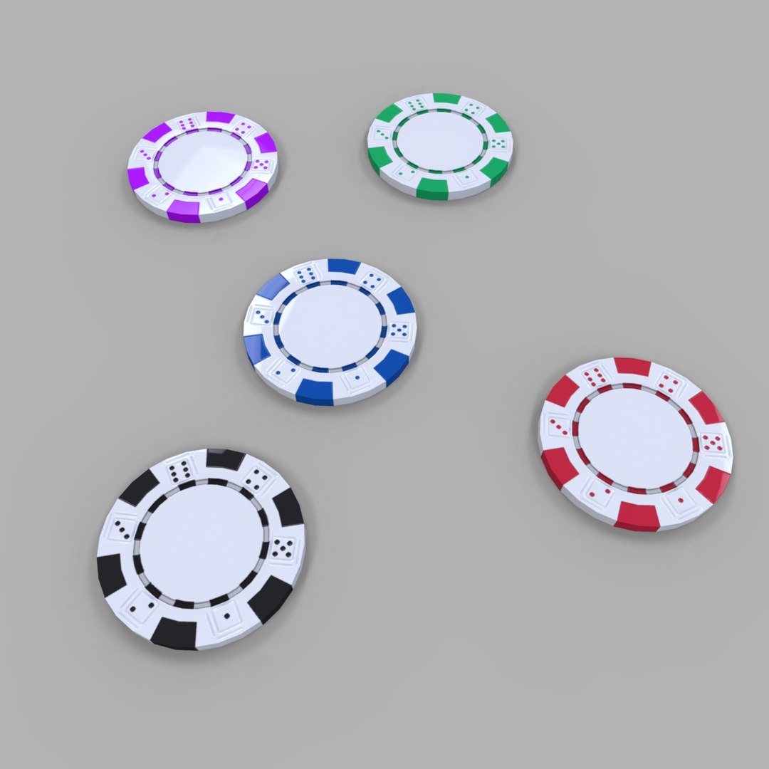 Casino poker coin 3D model - TurboSquid 1339011