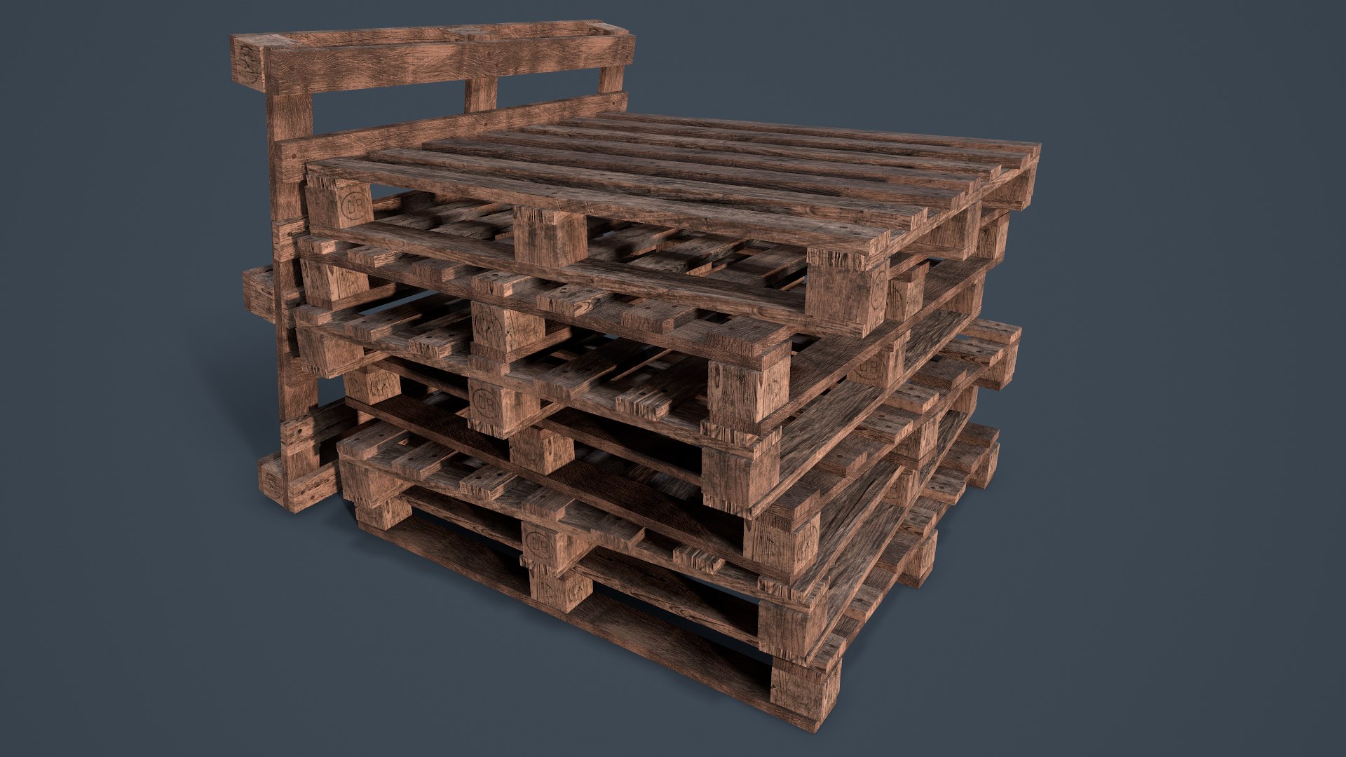 3D Model Pallet Crate - TurboSquid 1620467
