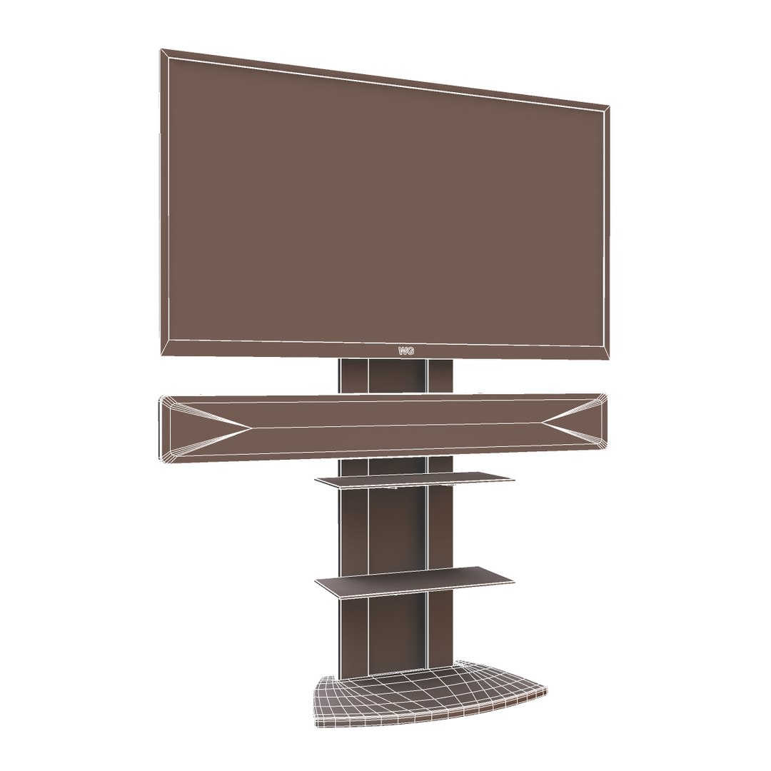 Tv Rack 3d 3ds