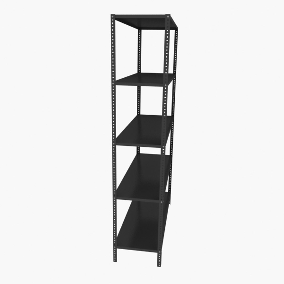 3d model file folder shelf