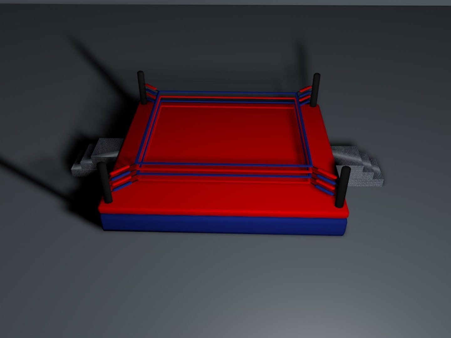 boxing ring 3d c4d