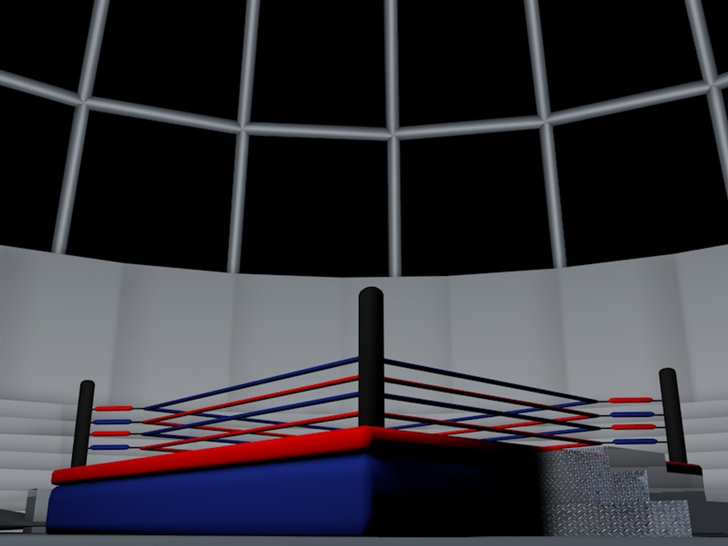 boxing ring 3d c4d