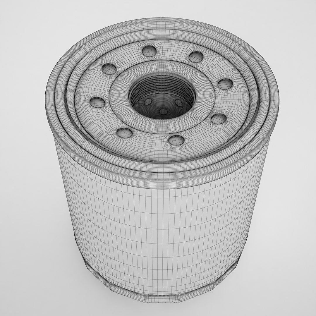 Oil Filter Model - TurboSquid 1611771