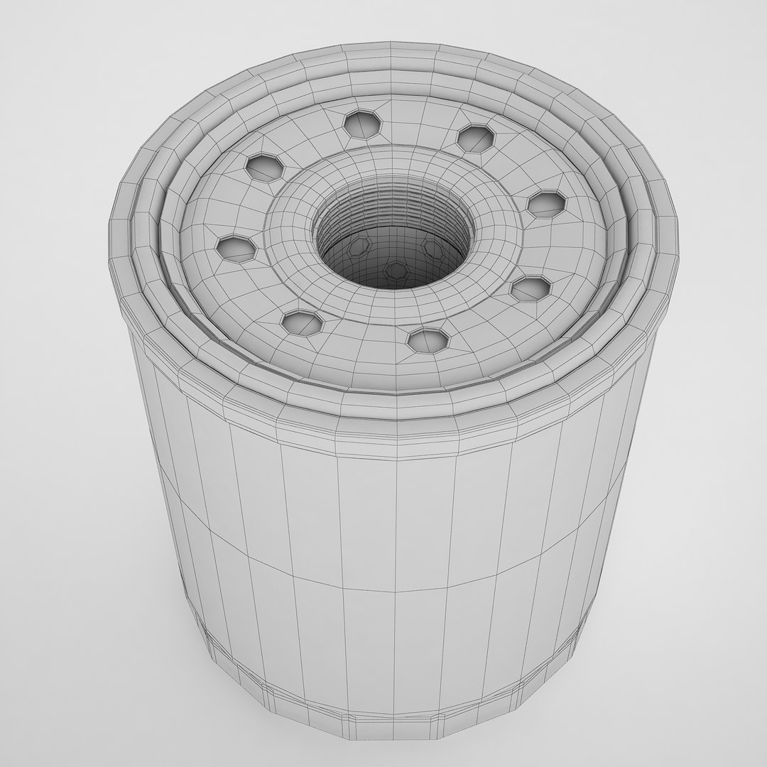 Oil Filter Model - TurboSquid 1611771
