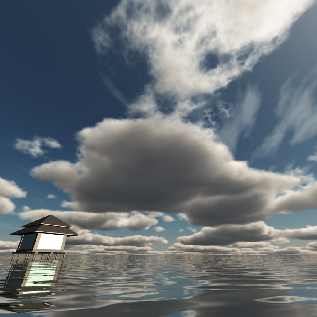 3d Model Sky Clouds