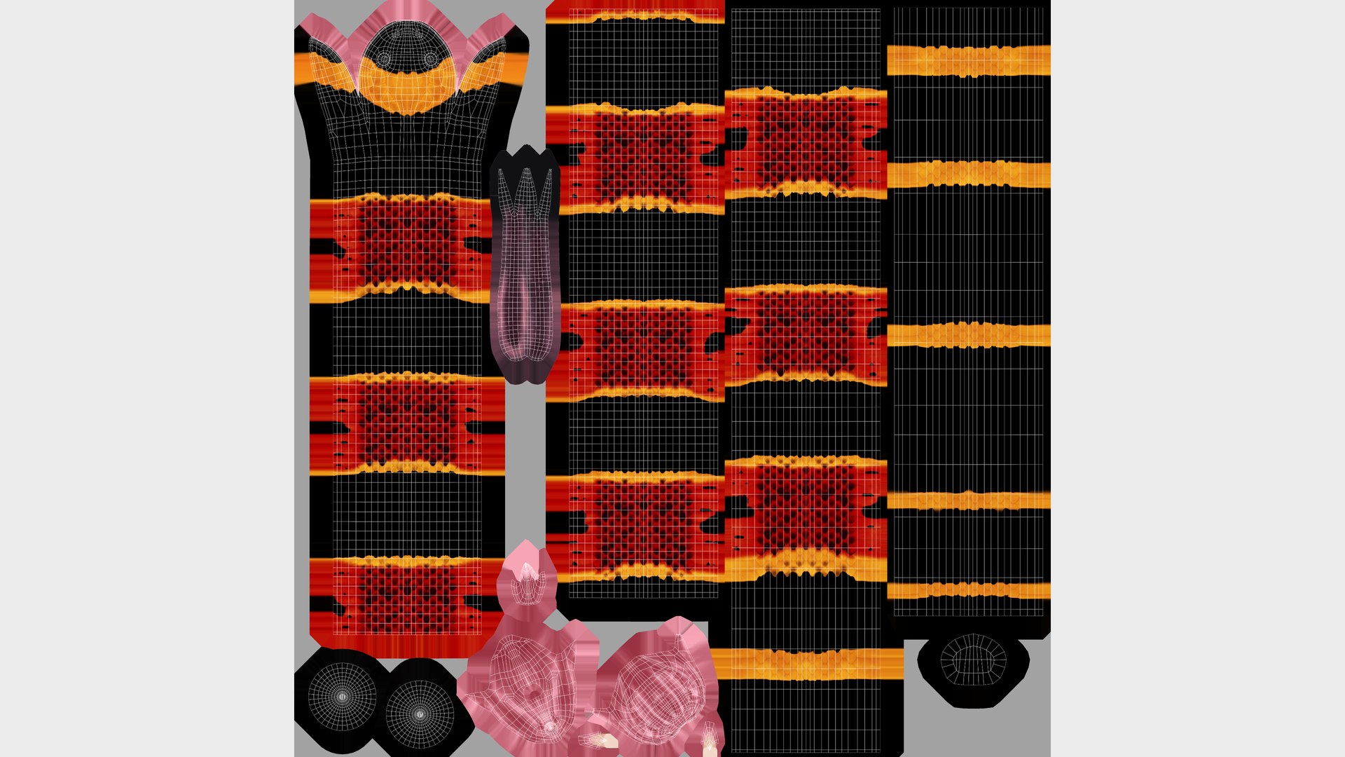 3D Animated Eastern Coral Snake - TurboSquid 1950265