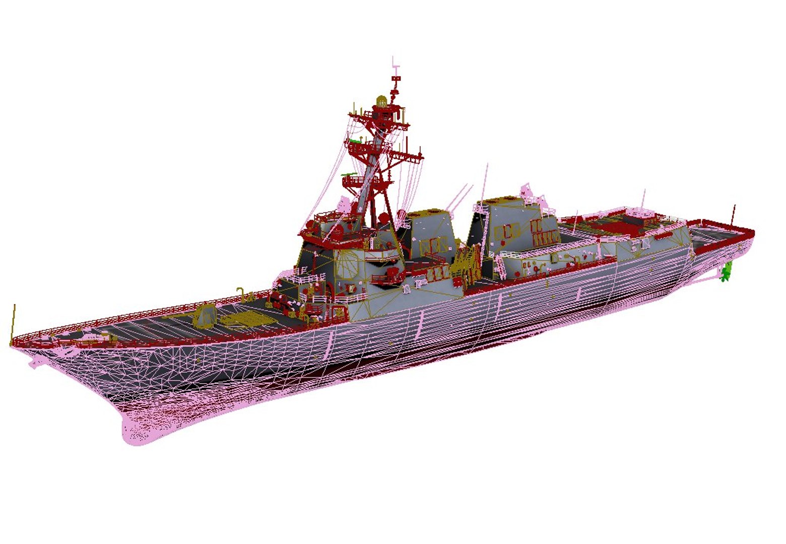 3ds Max Arleigh Burke Ddgs Navy Ships