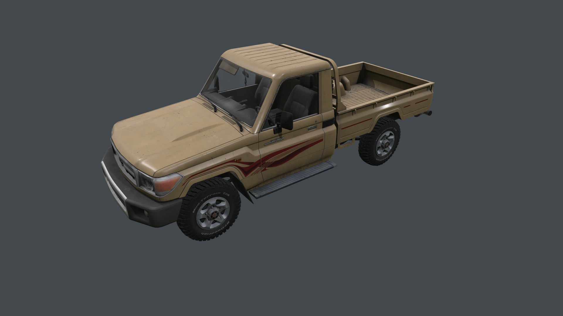 Land Cruiser 79 3D Model - TurboSquid 1888363