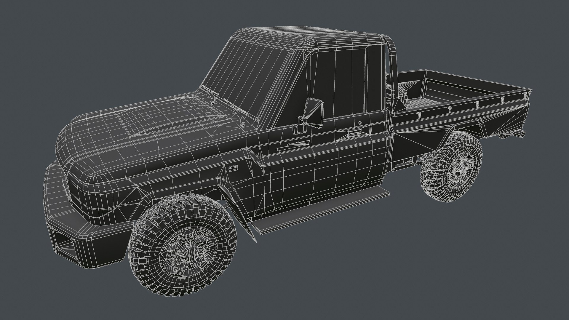Land Cruiser 79 3D Model - TurboSquid 1888363