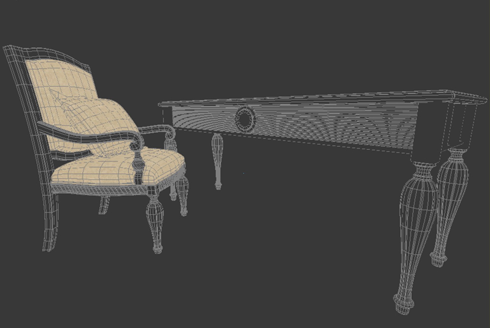 Classic Tabel 3D Model - TurboSquid 2236190