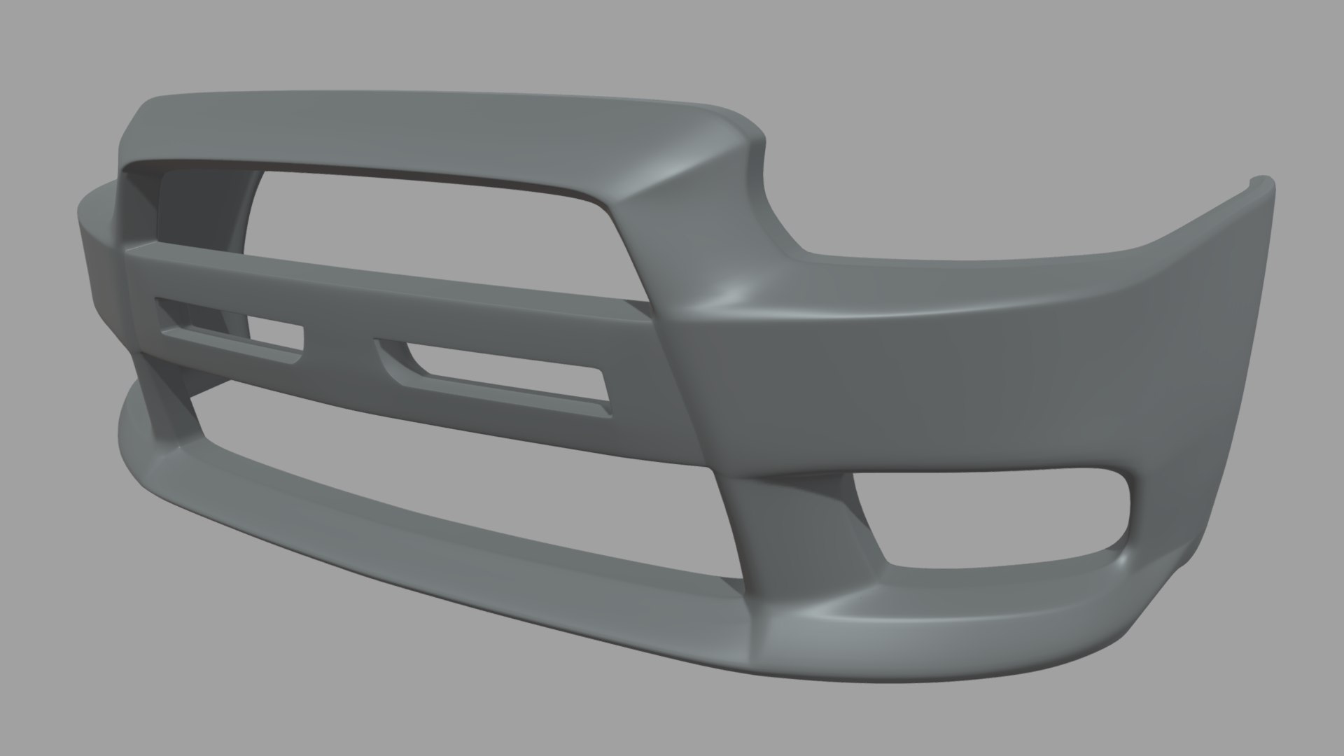 Front Bumper Mitsubishi Lancer Evolution 3D Model - TurboSquid 2013098