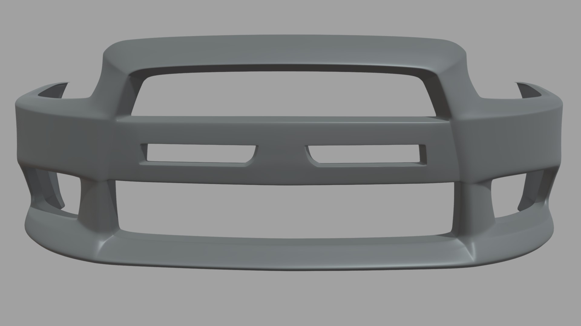 Front Bumper Mitsubishi Lancer Evolution 3D Model - TurboSquid 2013098