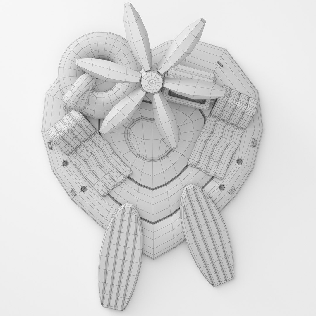 3D Heart Island Inflatable Pool Toys Pack - TurboSquid 2187459